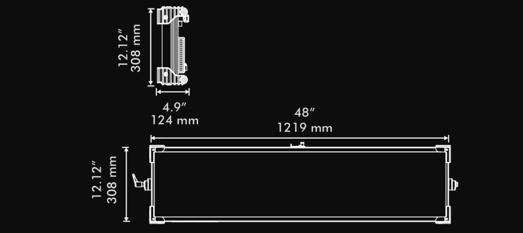 CineLight Color 200L, 4x1 RGBWW LED Panel - Mediaquip